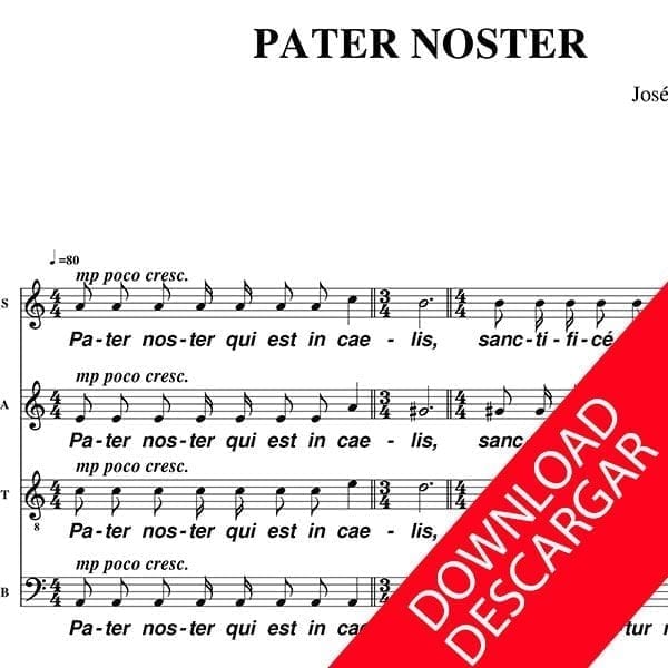 Pater Noster - José Luis Fernández Coll - klasikart